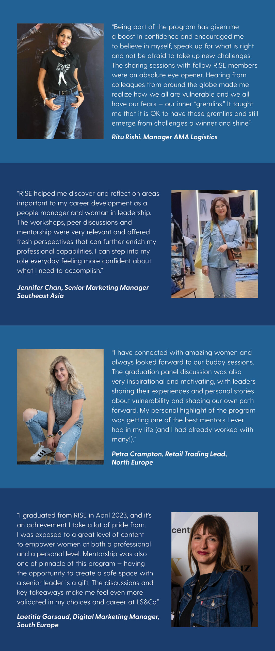 New Leaders RISE at LS&Co. - Levi Strauss & Co : Levi Strauss & Co